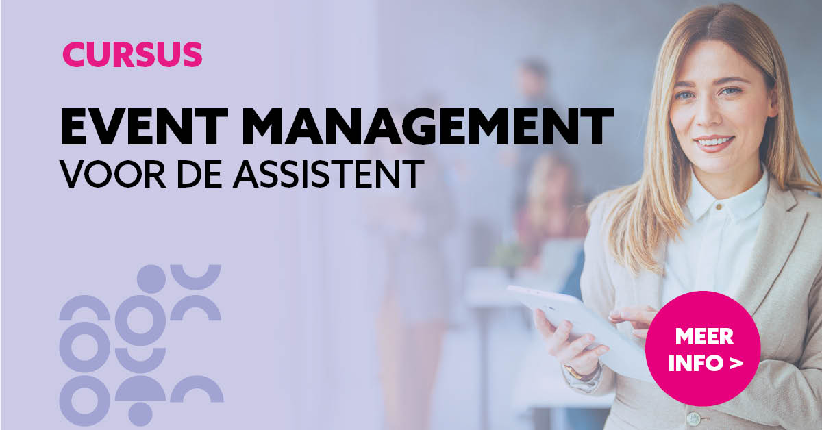 Cursus Eventmanagement voor de assistent